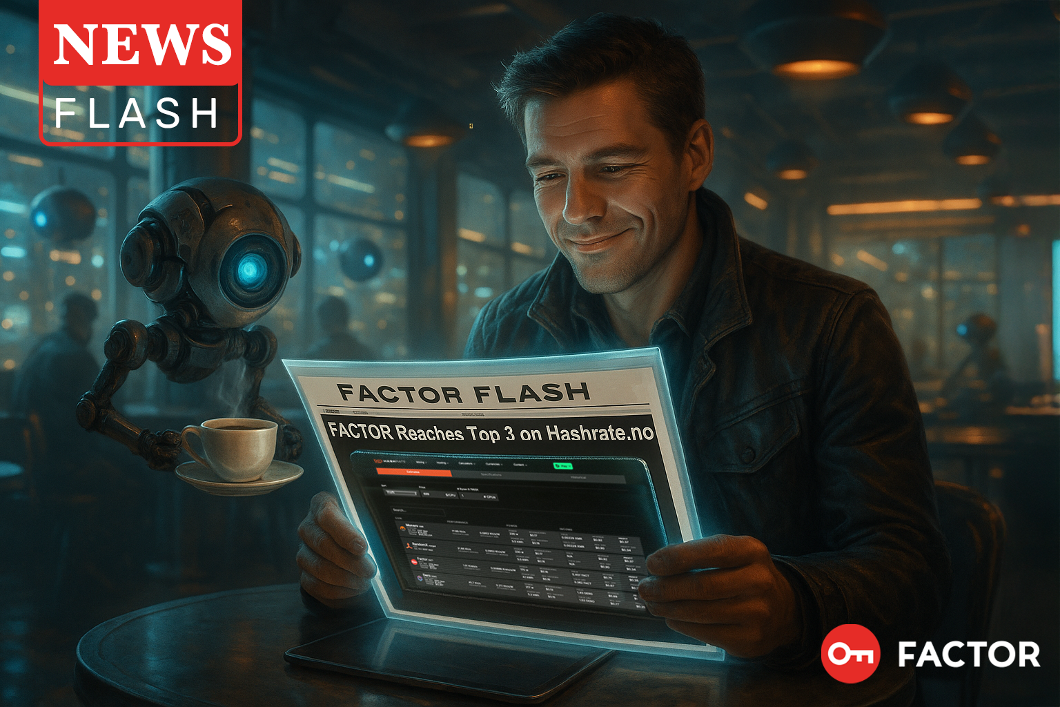 How FACTOR Reached Top 3 at Hashrate.no